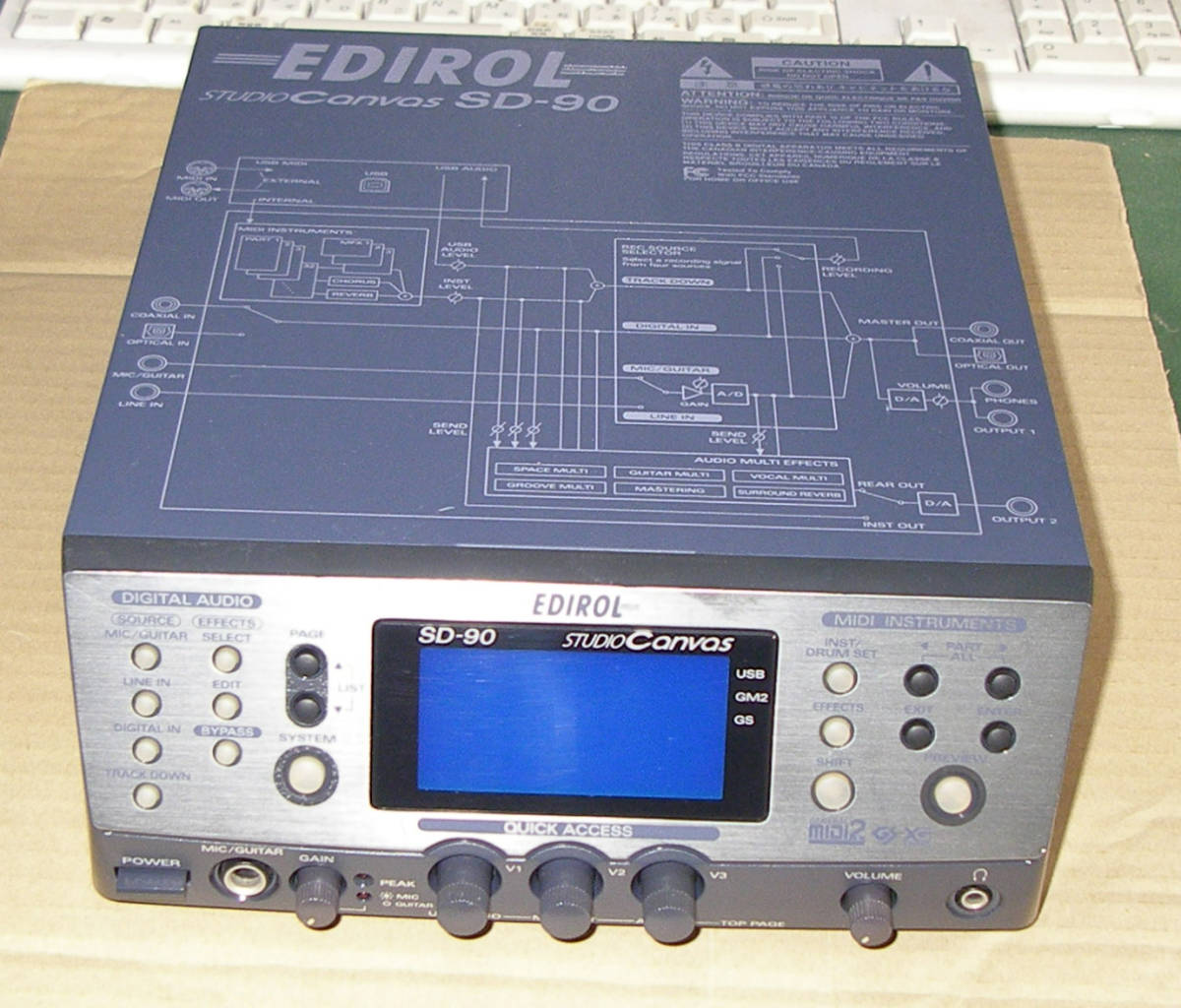 【目立った傷や汚れなし】★Roland EDIROL SD-90 Studio Canvas USB★OK!!★MADE in JAPAN ...