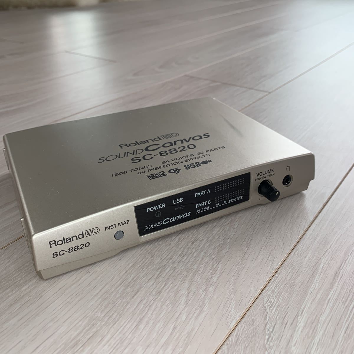 【傷や汚れあり】ROLAND ローランド 音源モジュール SC-8820 SOUND Canvas MIDIの落札情報詳細 - ヤフオク落札 ...
