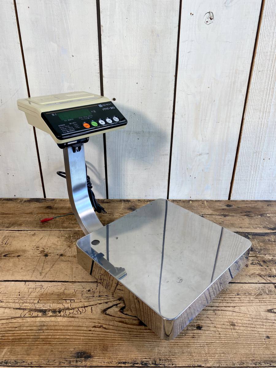 デジタル台はかり イシダ ISHIDA MT-30 ひょう量 30kg 秤 計り 計量器 計り 工具 100V 50Hz 60Hz 業務用 店舗用品 即日配送 の落札情報詳細| ヤフオク落札 ...
