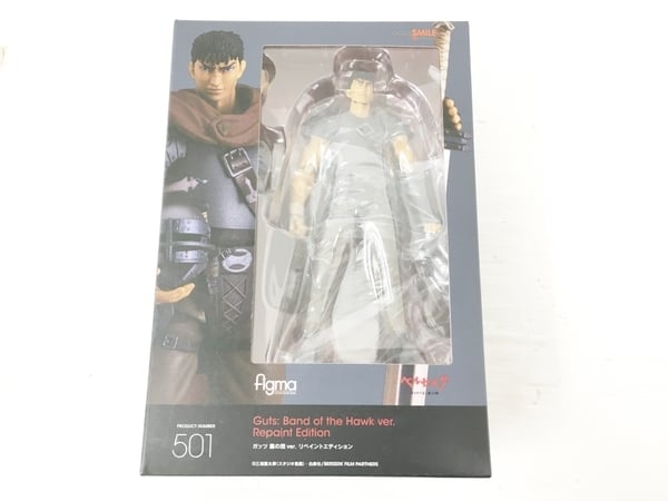 【未使用】figma 501 ガッツ 鷹の団 Ver. リペイントエディション ベルセルク ガッツ フィギュア 未開封 未使用 ...