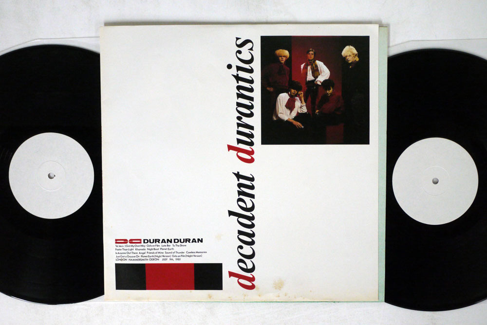 【目立った傷や汚れなし】ブート DURAN DURAN/DECADENT DURANTICS/NOT ON LABEL DD-1,2,3,4の ...