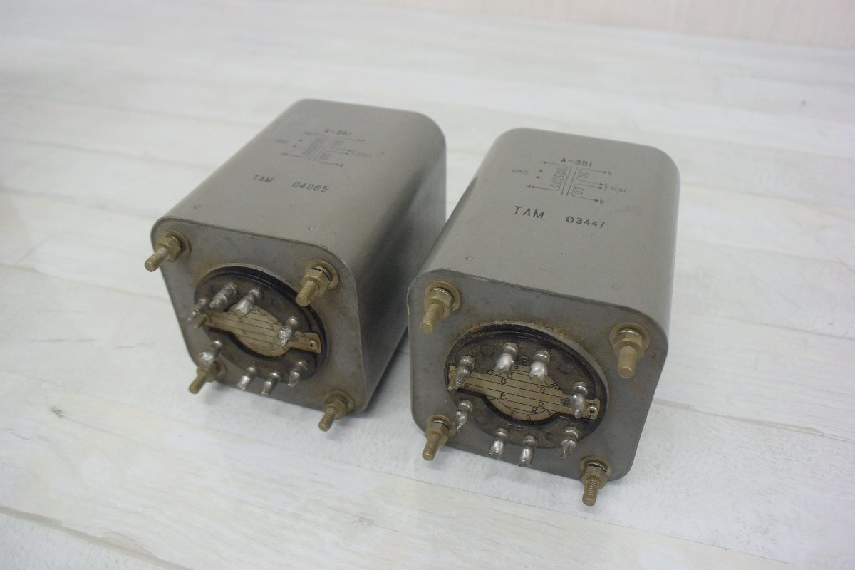 【全体的に状態が悪い】※m405 現状品 TAMURA タムラ トランス A-351 2個セットの落札情報詳細 - ヤフオク落札価格検索 オークフリー