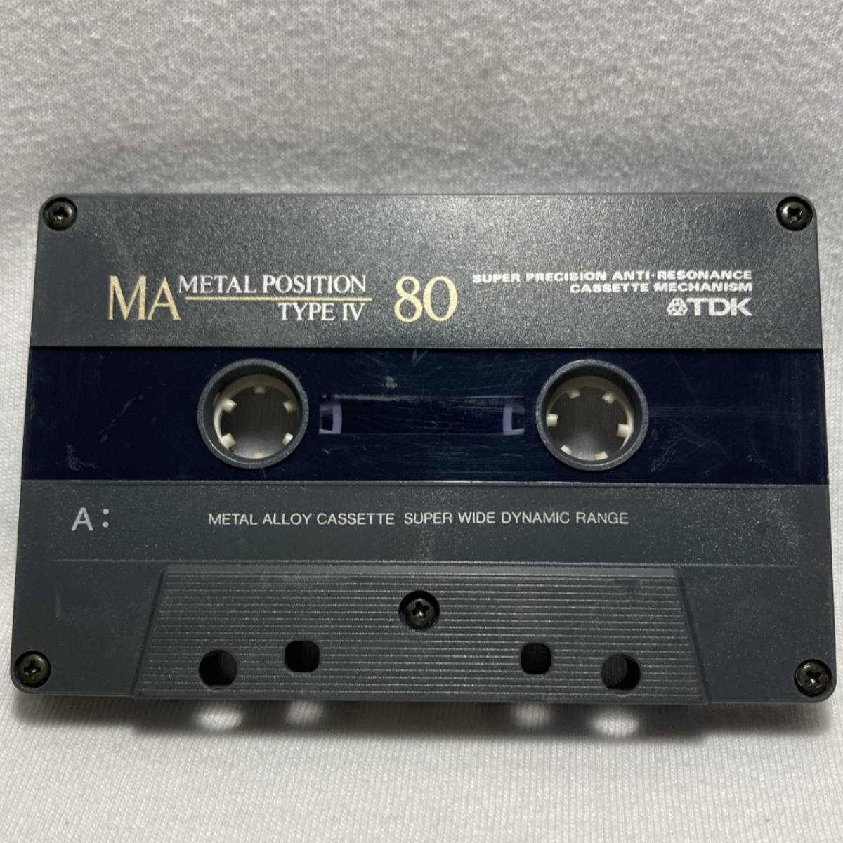 【やや傷や汚れあり】 TDK MA80 メタルカセットテープ metal Cassette Tape Type IV METAL Position Japan USED の落札情報詳細 ...
