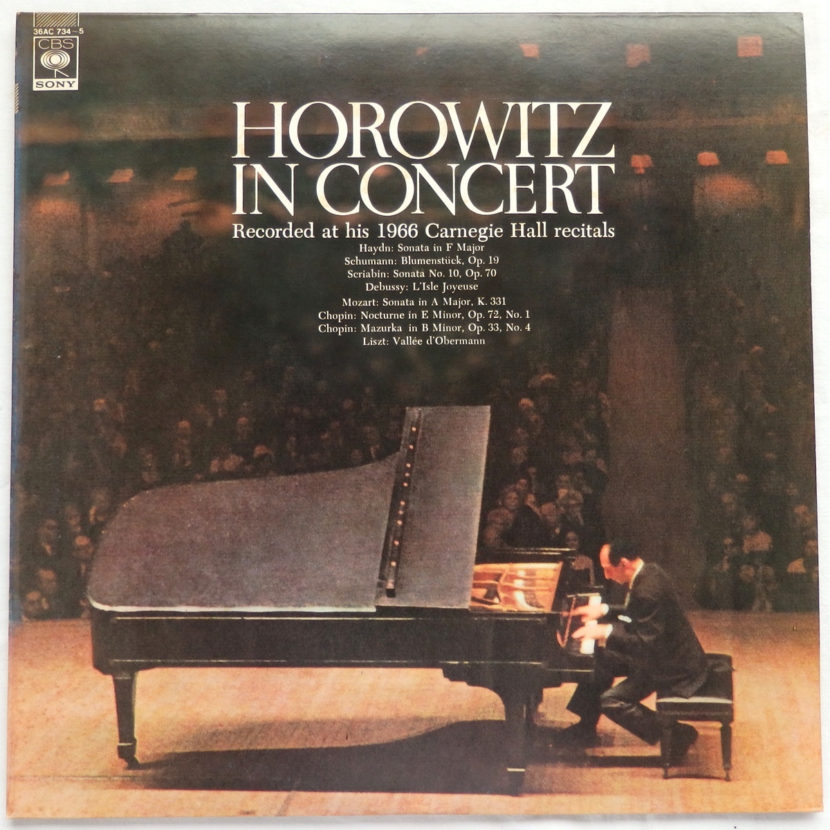 【やや傷や汚れあり】lp 1966年カーネギー・ホール・コンサート ウラディミール・ホロヴィッツ 36ac734 5 2枚組の落札情報詳細