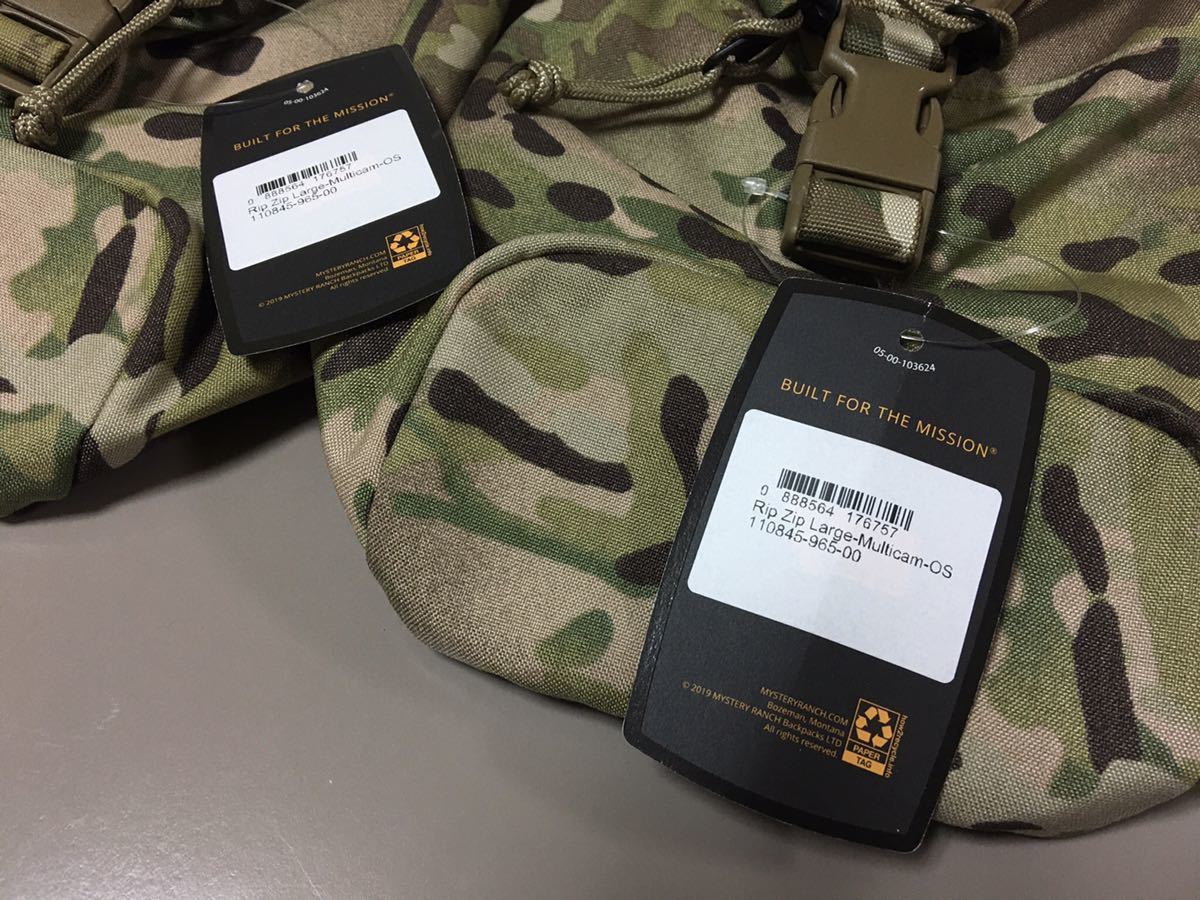 【未使用】2個セット MYSTERY RANCH Rip Zip Pocket Multicam Large ASAP 3Day ...