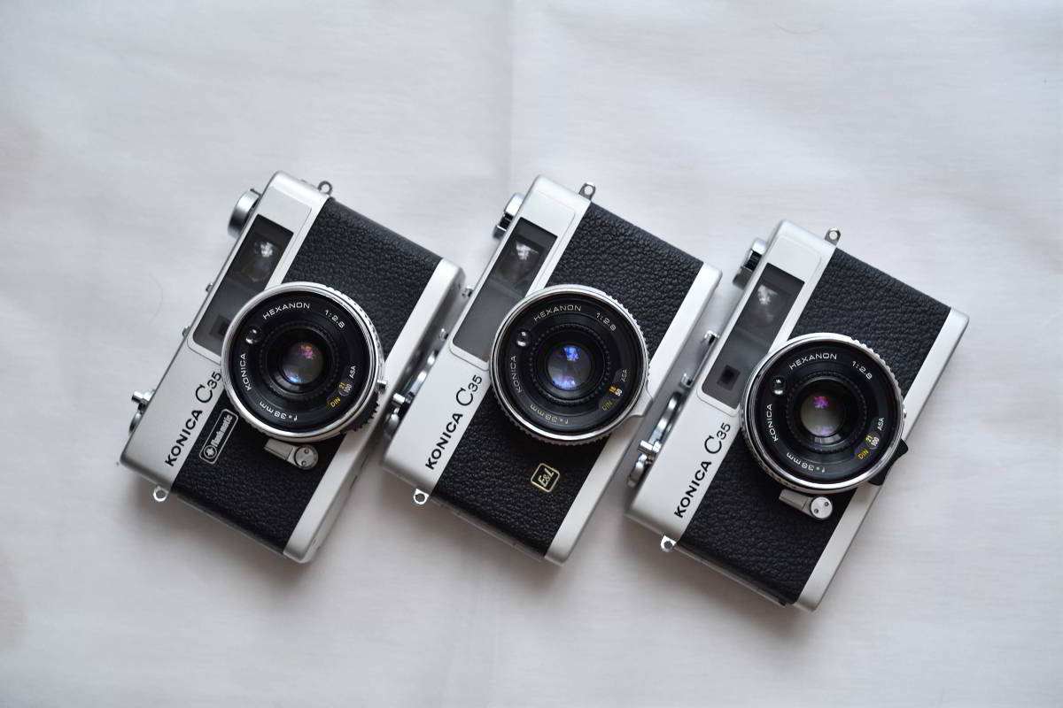 【目立った傷や汚れなし】コニカ Konica C35 C35E&L C35Flashmatic 【ジャンク】の落札情報詳細 - ヤフオク落札 ...