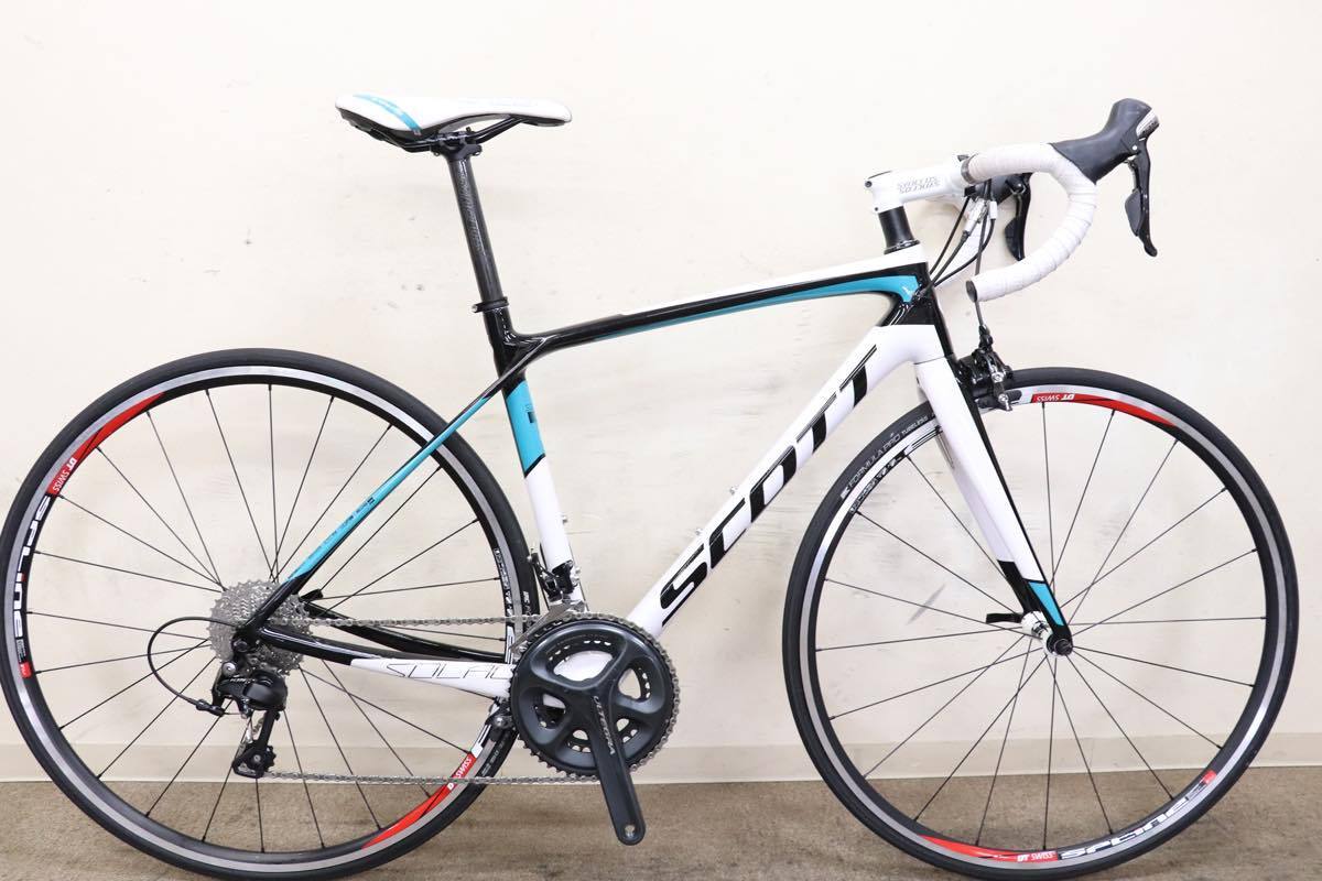 【やや傷や汚れあり】 SCOTT スコット contessa SOLACE25 フルカーボン SHIMANO 105 ULTEGRA MIX ...