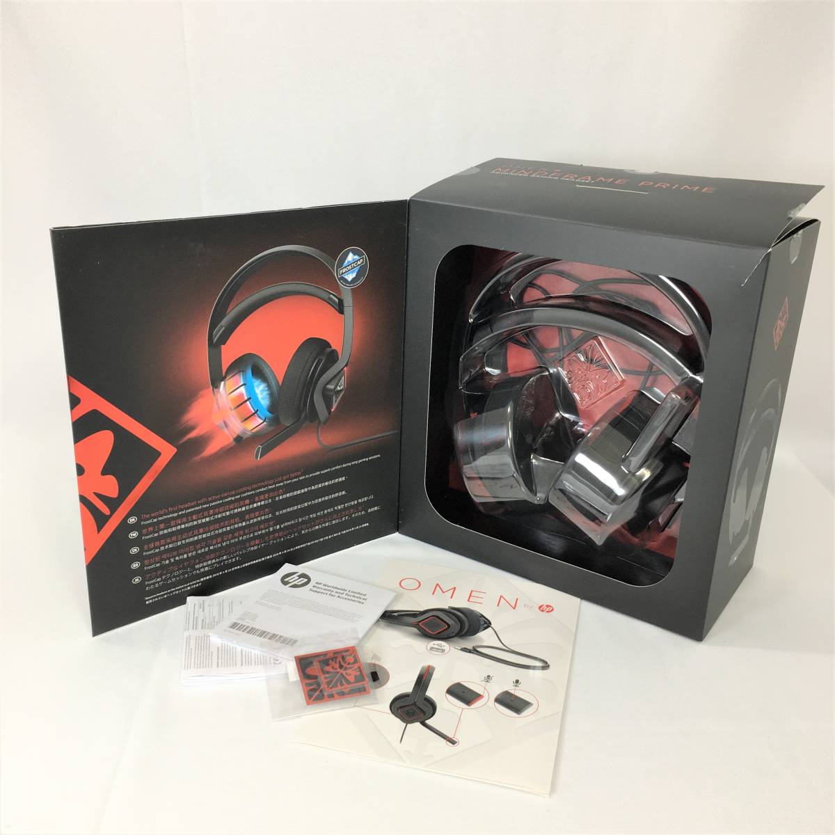 【やや傷や汚れあり】OMEN by HP Mindframe PRIME ゲーミングヘッドセット ノイズキャンセリング ブラック 7.1ch バーチャル サラウンド フロストカップの落札情報 ...