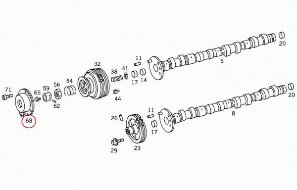 【未使用】 W124 R129 W140他 純正 カムシャフトアジャスターマグネット 1190510077の落札情報詳細 - ヤフオク落札価格 ...