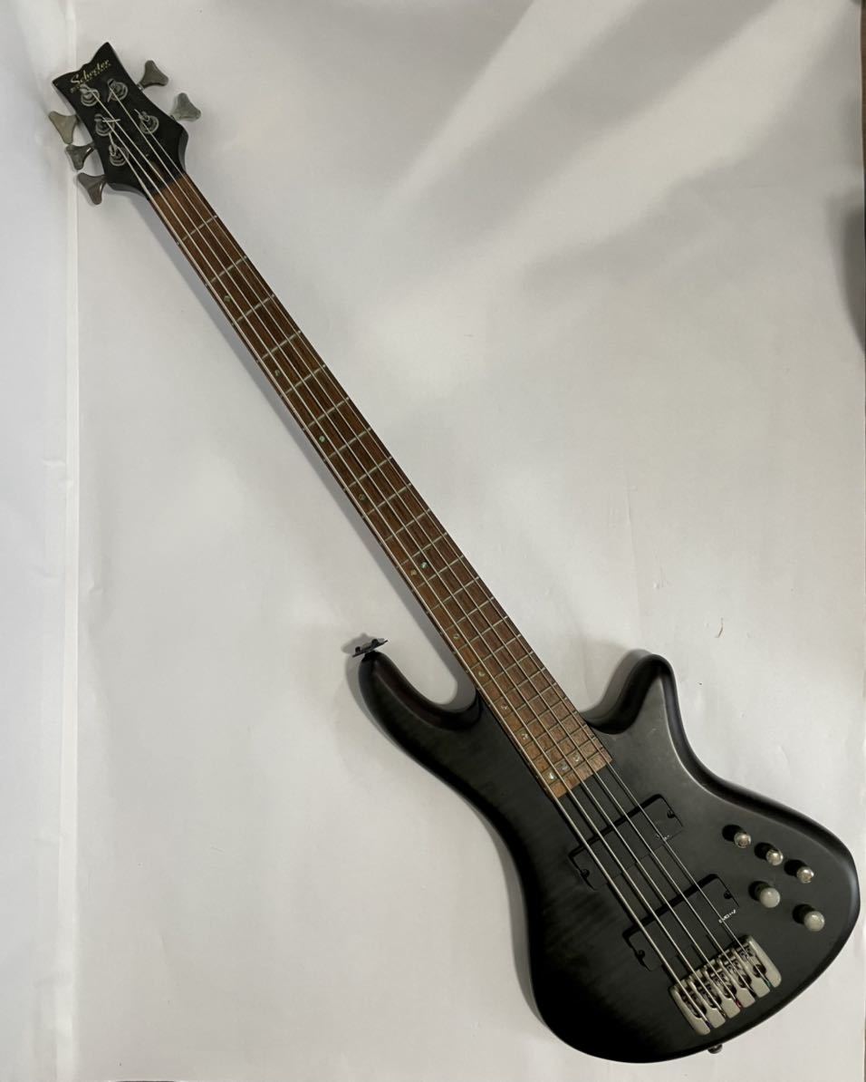 【目立った傷や汚れなし】【1円スタート】Schecter Stiletto Studio 5エレキベース 5弦ベース の落札情報詳細 ...