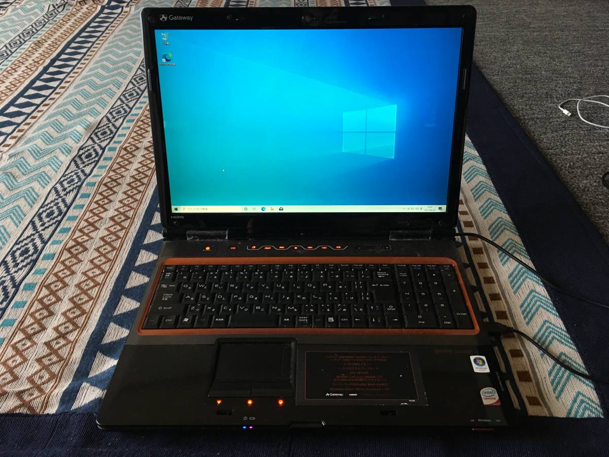 【やや傷や汚れあり】☆ノートPC Gateway P-6861jFX WINDOWS 10 動作確認済★の落札情報詳細 - ヤフオク落札価格検索 オークフリー