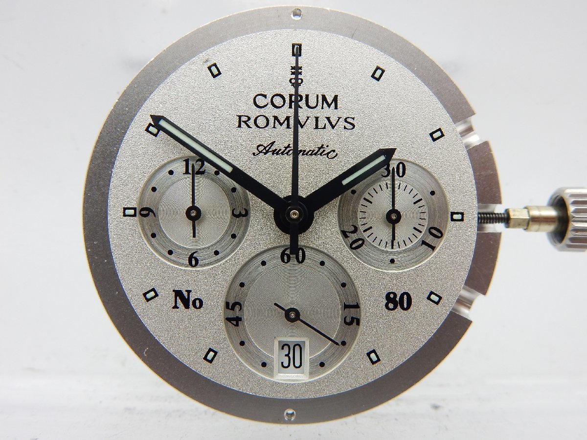 【傷や汚れあり】CORUM コルム ROMVLVS ロムルス クロノグラフムーブメント 自動巻 Cal 1185 フレデリック・ピゲ ジャンクの落札情報詳細 - Yahoo!オークション落札 ...