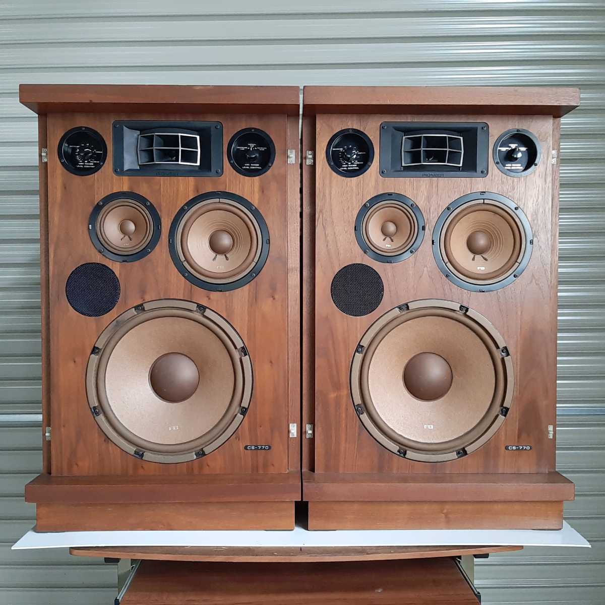 【やや傷や汚れあり】Pioneer/パイオニア CS-770 ペア 動作品の落札情報詳細 - ヤフオク落札価格検索 オークフリー
