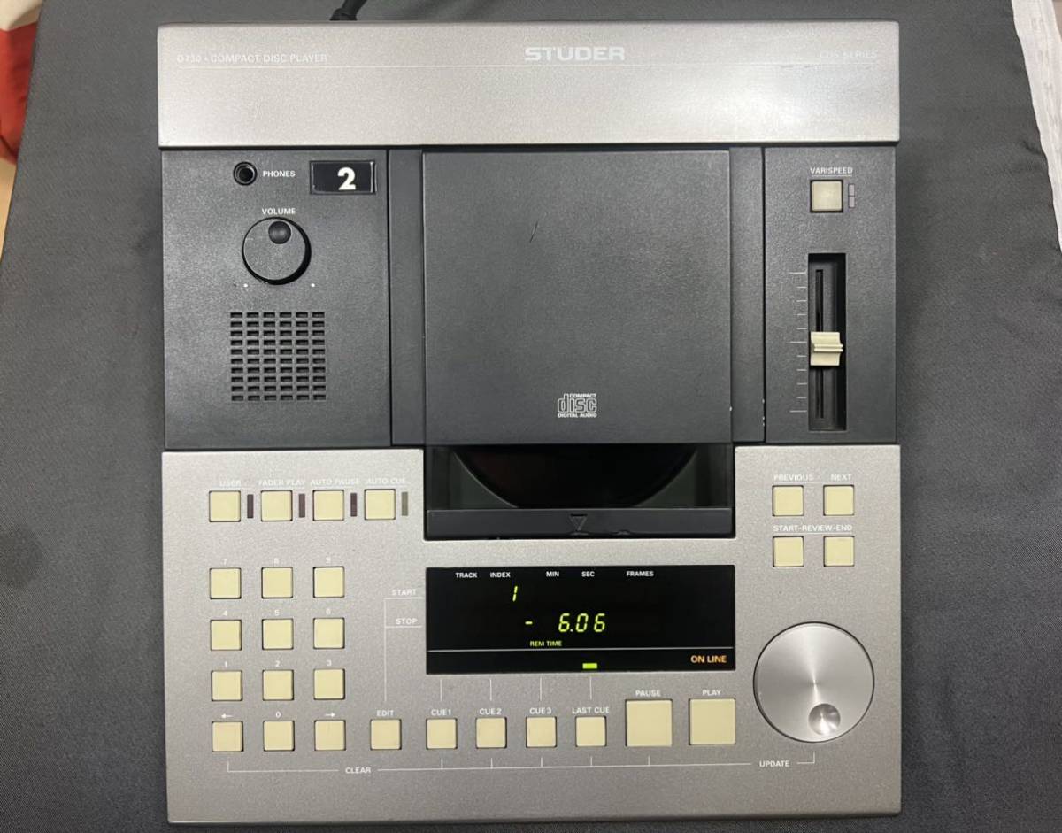 【やや傷や汚れあり】STUDER スチューダー D730 CDプレーヤー !動作品！ の落札情報詳細| ヤフオク落札価格情報 オークフリー