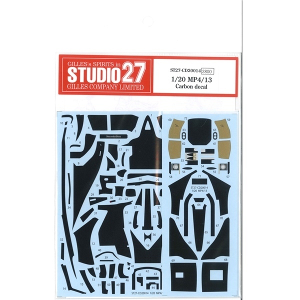 【未使用】【STUDIO27】1/20 MP4/13 カーボンデカール 再生産 の落札情報詳細 - ヤフオク落札価格検索 オークフリー
