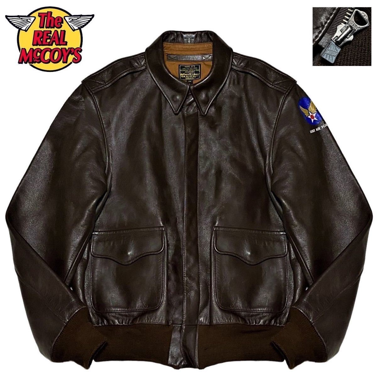 【やや傷や汚れあり】THE REAL McCOY'S Pリアルマッコイズ TYPE AN-J-3A REAL McCOY MFG. CO ...