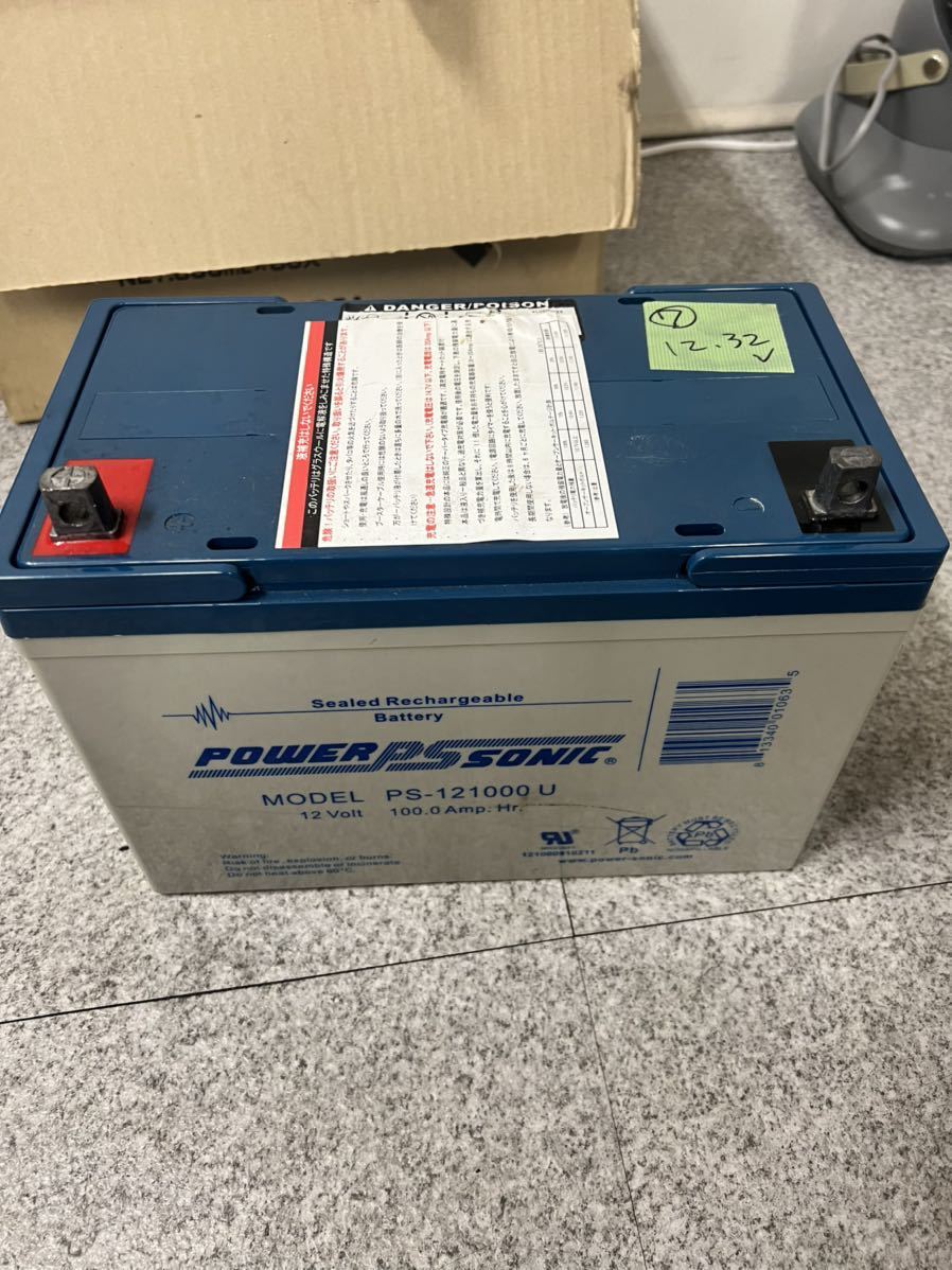 1円売り切り 12V100Ah☆SEB100☆ ジーエス・ユアサ ディープサイクル バッテリー 太陽光蓄電池 ソーラー キャンピングカー 照明 ...