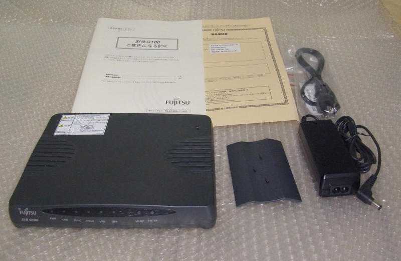 【やや傷や汚れあり】 富士通 FUJITSU Si-R G100 SIG100V2 IPアクセスルータ 付属品有り 中古の落札情報詳細 ...