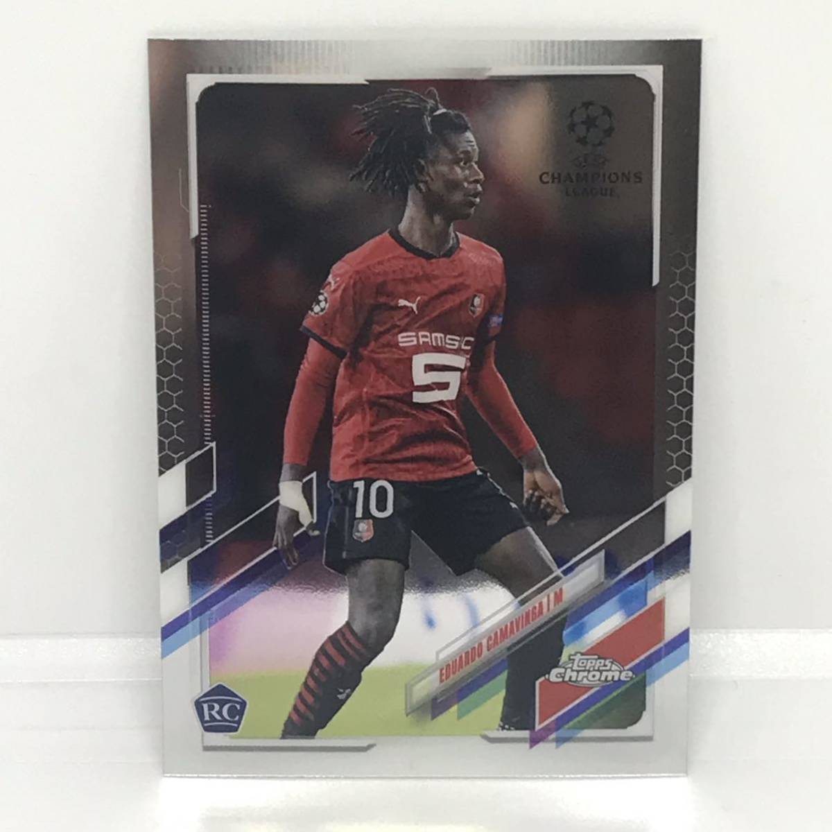 【未使用に近い】EDUARDO CAMAVINGA base card #44 topps chrome 2021 UEFA ...