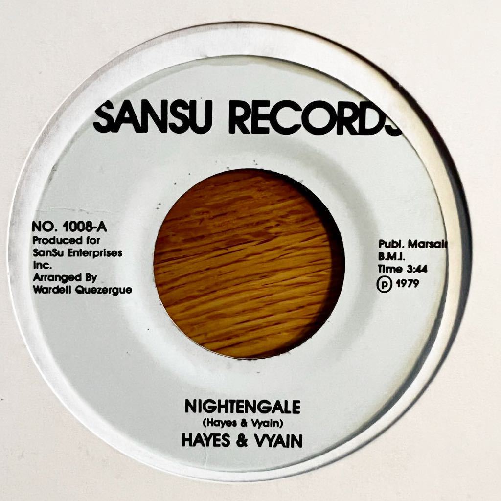 【目立った傷や汚れなし】【45】3000円スタート 美品 レア Modern Soul Aor Hayes And Vyain