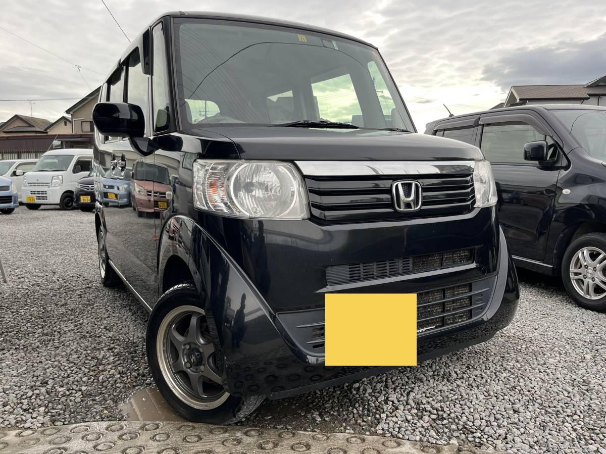 【走行距離 141,921 km】★N-BOX JF2型 4WD 人気色黒色 KENWOOD社外ナビ・CD・DVD再生 バックカメラ スマート ...