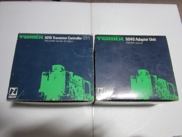 【傷や汚れあり】トミックス(Tomix) トランジスターコントローラーDU-1(5015)+アダプターユニット(5040) の落札情報詳細 ...