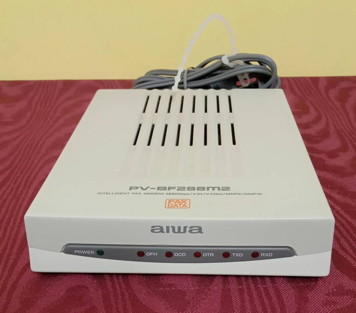 【やや傷や汚れあり】【AIWA WORLD comm ファックス モデム PV-BF288M2】家電 PC周辺機器 レトロ【A6-1-1】1003の落札情報詳細 - ヤフオク落札価格検索 オークフリー