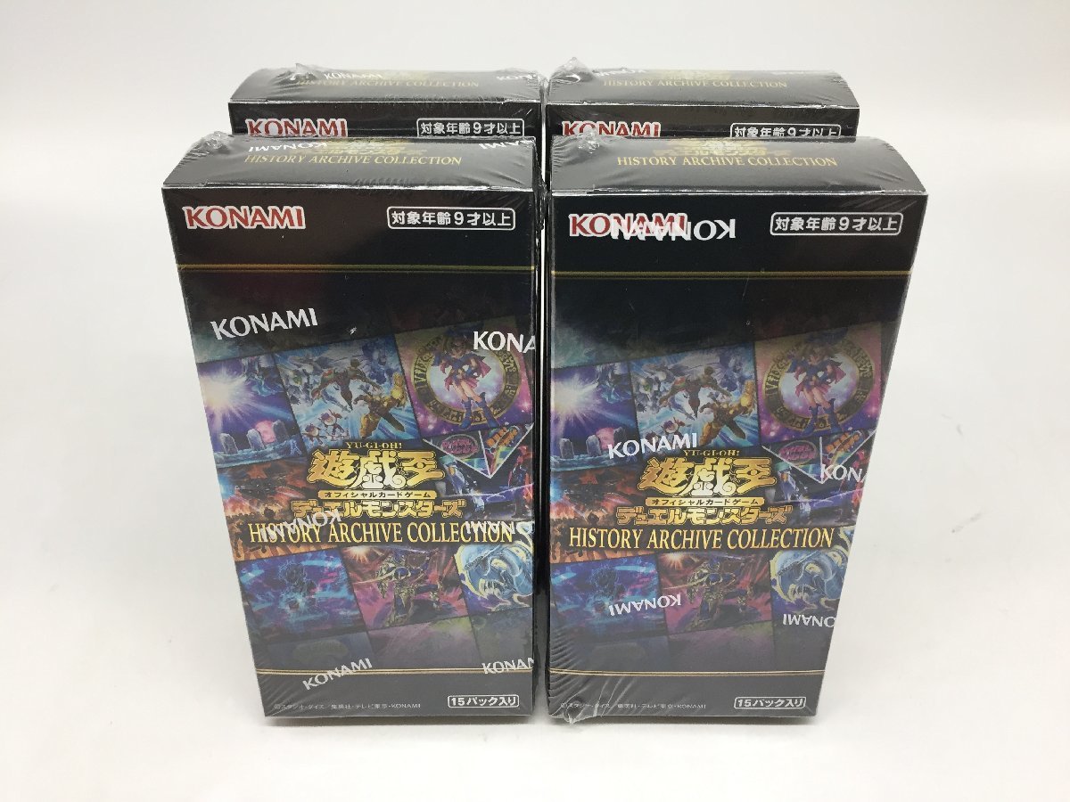 【未使用】1円～ 未開封 遊戯王 デュエルモンスターズ HISTORY ARCHIVE COLLECTION ヒストリーアーカイブコレクション 4BOX HC01-JP ヒスコレ[39]良品の ...