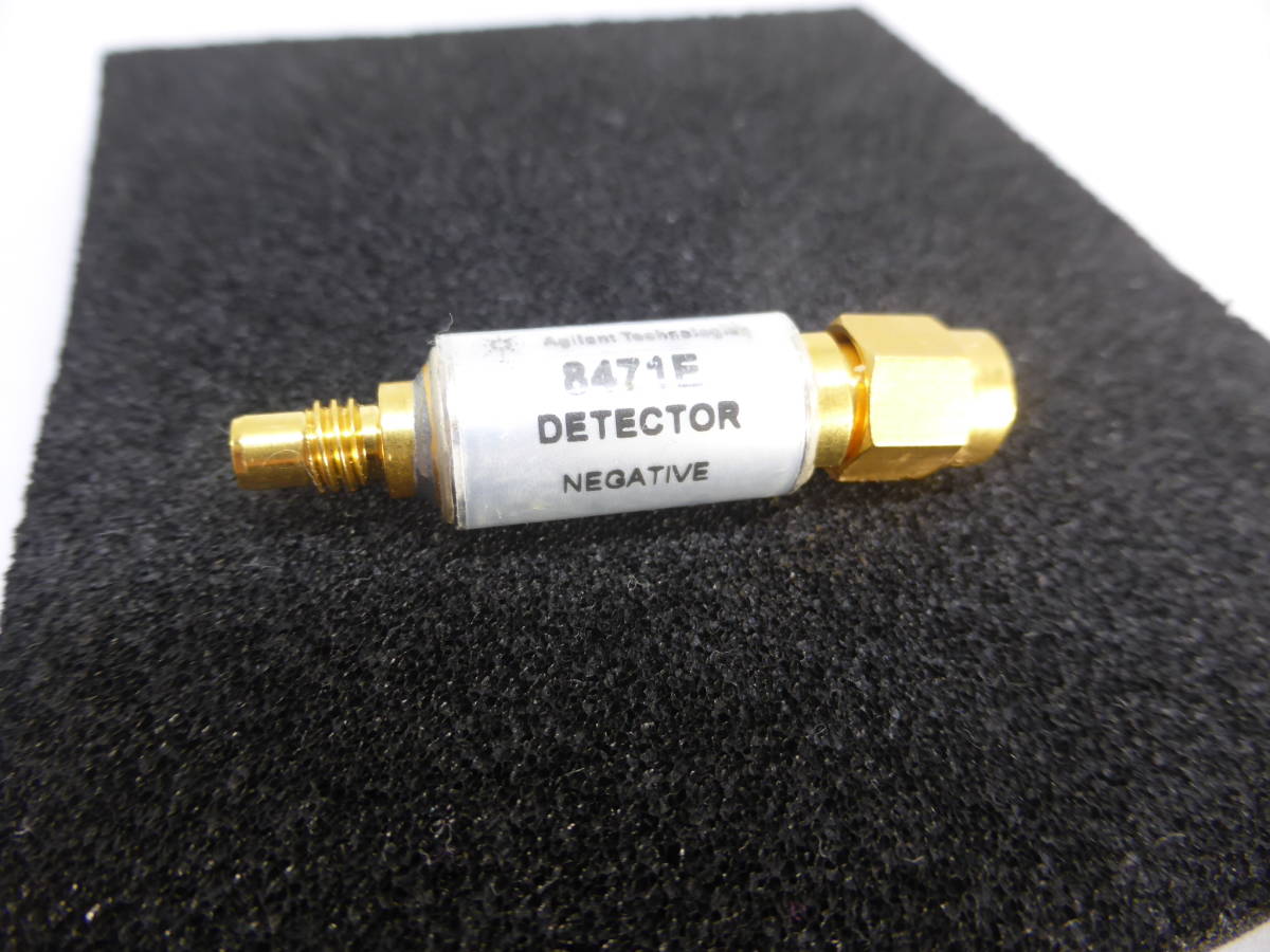 【やや傷や汚れあり】Agilent アジレント Coaxial RF Microwave Detector 検波器 8471Eの落札情報詳細 ...