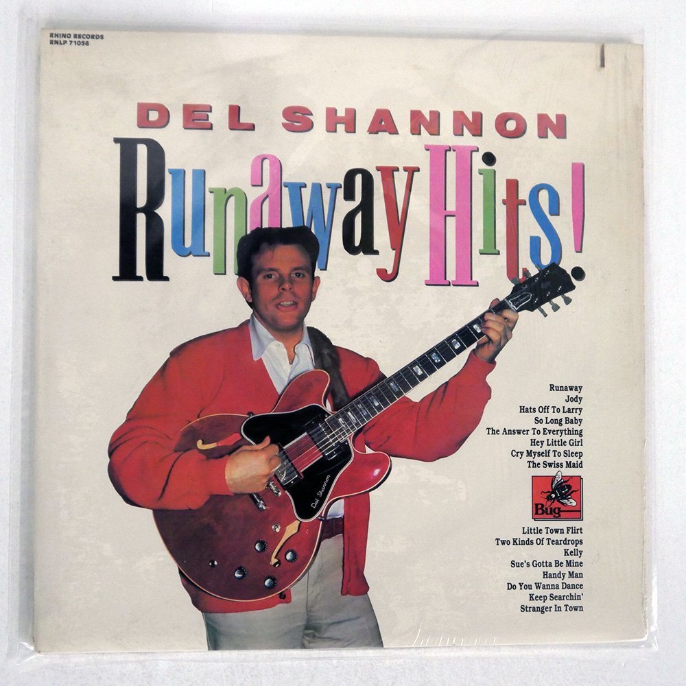 【全体的に状態が悪い】米 ジャンク DEL SHANNON/RUNAWAY HITS/BUG RNLP 71056の落札情報詳細 - ヤフオク ...