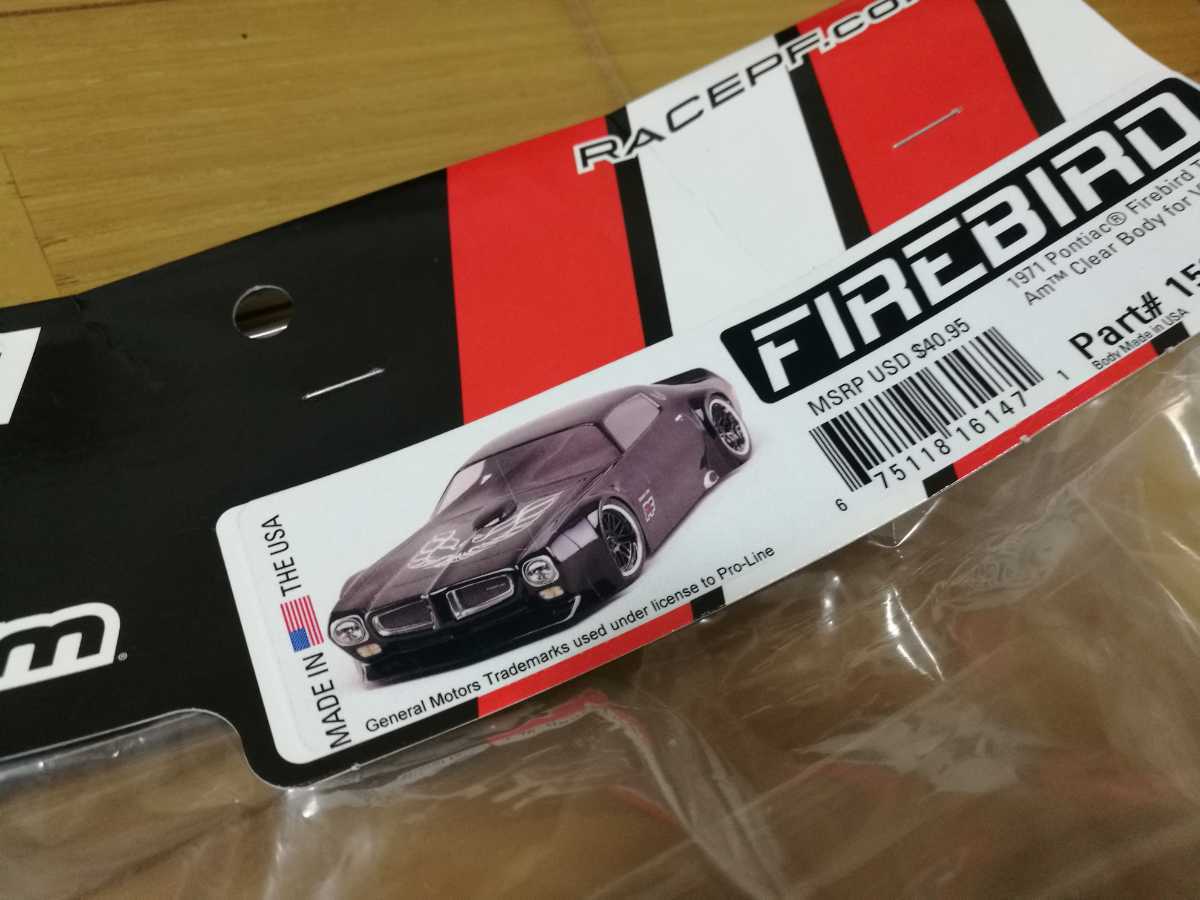 【未使用】【新品】京商 1/10 VTA 1971 Pontiac Firebird Trans AMクリアボディ PL-1535-30 ...