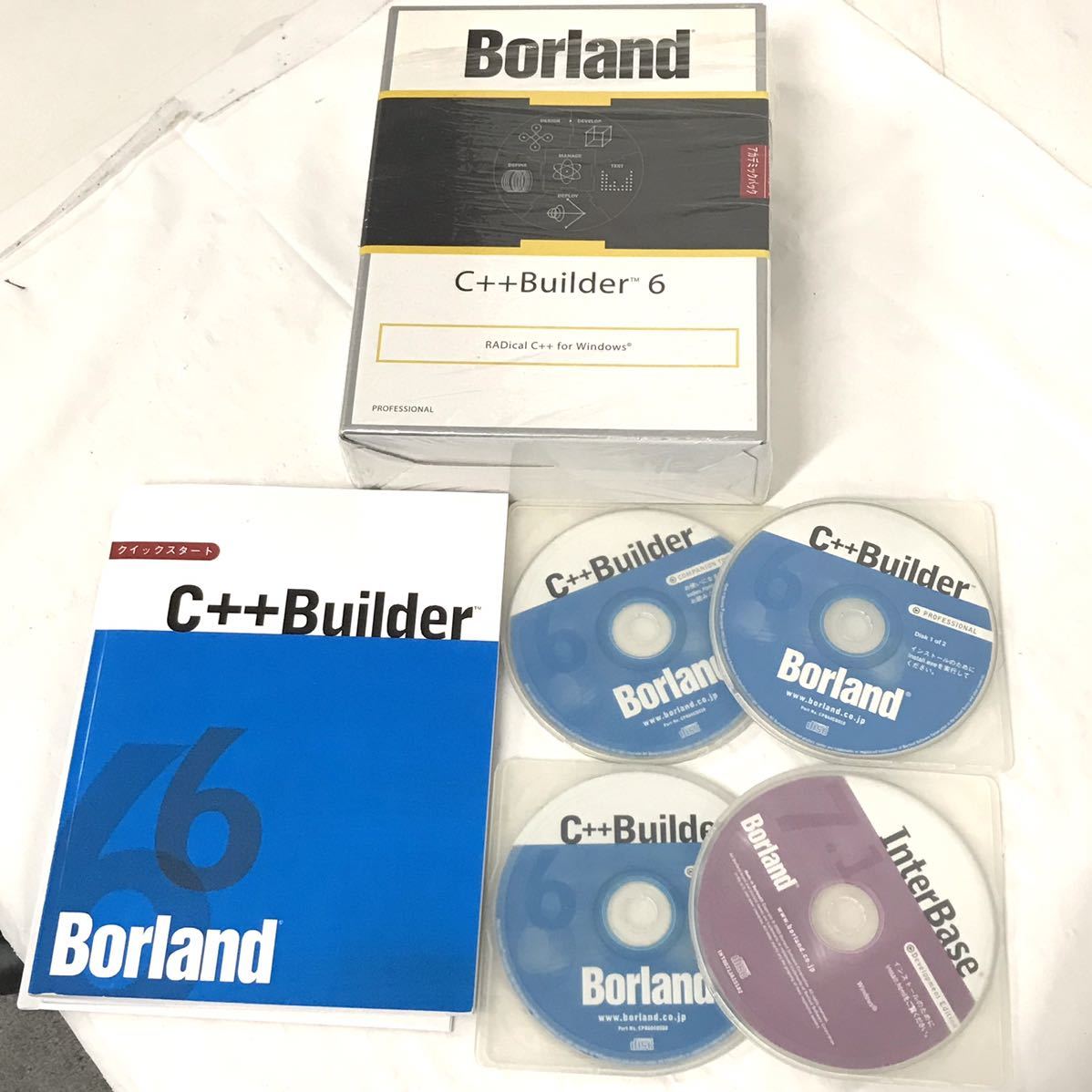 【傷や汚れあり】Borland ボーランド C++Builder 6 RADical Windows PROFESSIONAL アカデミックパック 動作未確認 現状品 o17 の落札情報詳細 ...