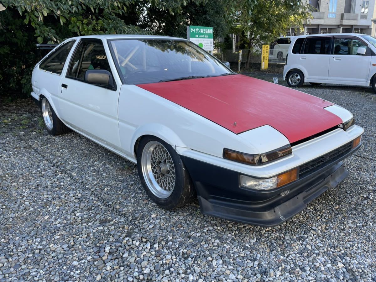 【走行距離 347,335 km】AE86 スプリンタートレノ GT－APEX 純正色＜2T7＞ハイテックツートン サンルーフ デジメタ パワステ エアコン E-AE86-FCMVF の落札 ...