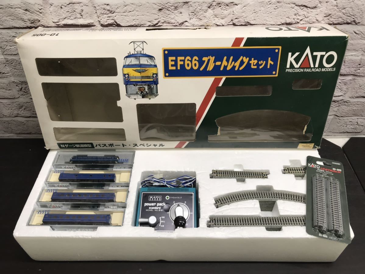 【傷や汚れあり】m51111-7267 KATO Nゲージ 鉄道模型 パスポートスペシャル EF66ブルートレインセット + 直線線路 124mm S124 セットの落札情報詳細 ...