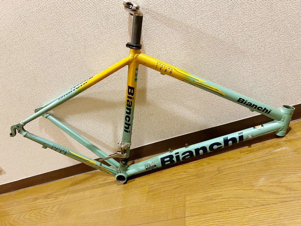 【傷や汚れあり】希少BIANCHI ビアンキ MEGA PRO-XL 81° GIRO D'ITALIA Team replica マルコ ...