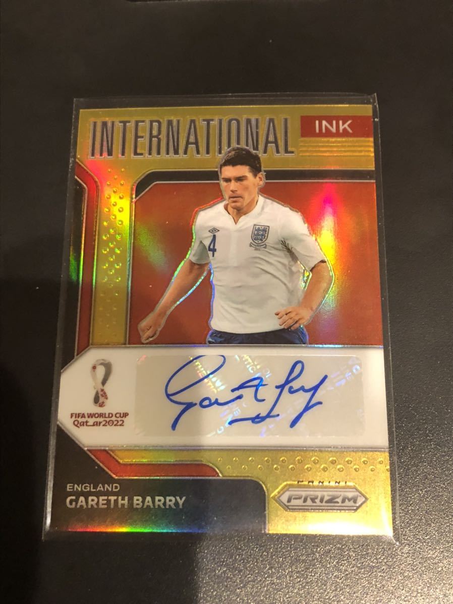【やや傷や汚れあり】2022 Panini Prizm FIFA World Cup International Ink GOLD 10枚限定 ...