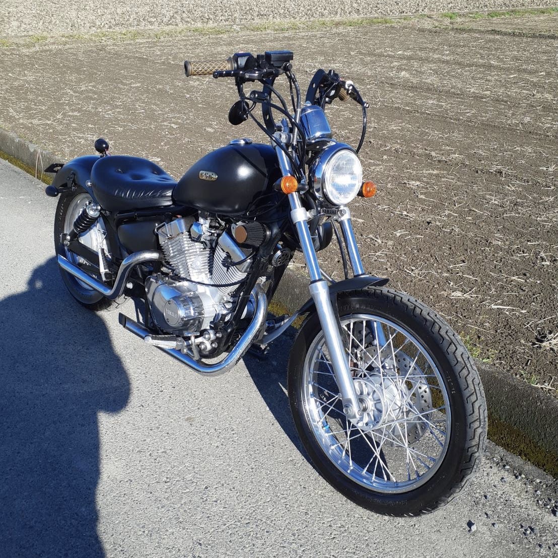 【やや傷や汚れあり】ヤマハ TW200 DG07J 始動 書類付 現状車 検)CB FZR NS TZ FW TW GX GB TW エストレ ...