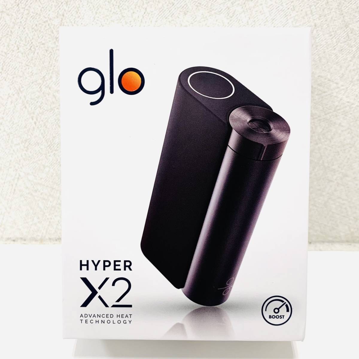 【未使用に近い】未開封品 未使用品 glo hyper X2 グローハイパーエックスツー メタルブラック 喫煙具 喫煙グッズ 電子タバコ 加熱 ...