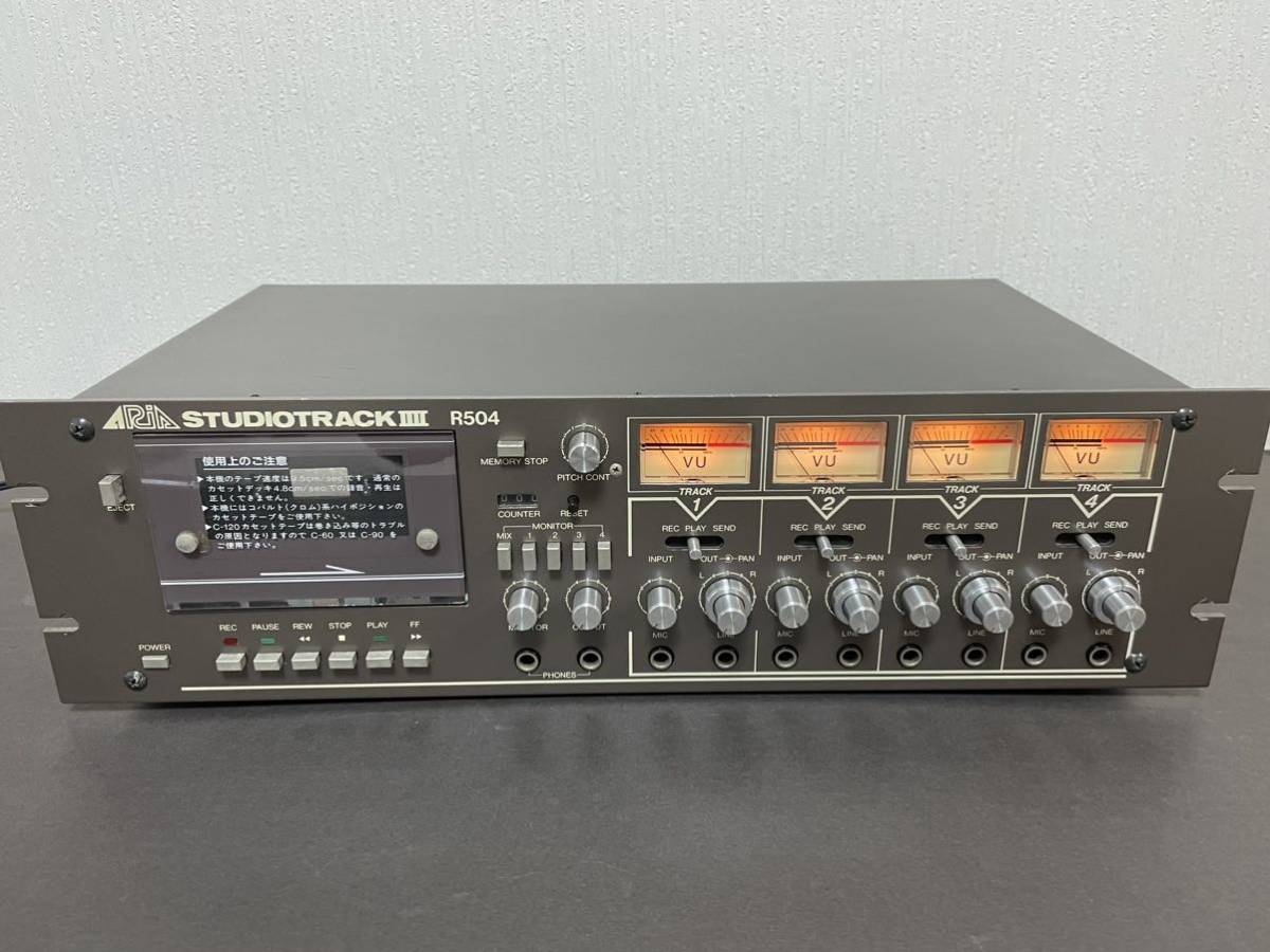【全体的に状態が悪い】【ジャンク】ARIA STUDIOTRACK III アリア スタジオトラック3 / カセットMTR 3Uラックの落札 ...