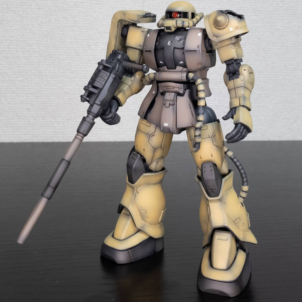 【未使用に近い】HG ザク Ⅱ デル機 塗装済完成品プラモデル 改造 改修 機動戦士ガンダム MS08小隊 トップ小隊 ジオン 1/144 ザク2 MS-06 ガンプラ HGUCの落札情報詳細 ...