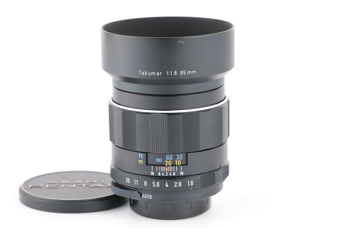 【やや傷や汚れあり】04257cmrk PENTAX Super-Multi-Coated TAKUMAR 85mm F1.8 単焦点 大口径 ...