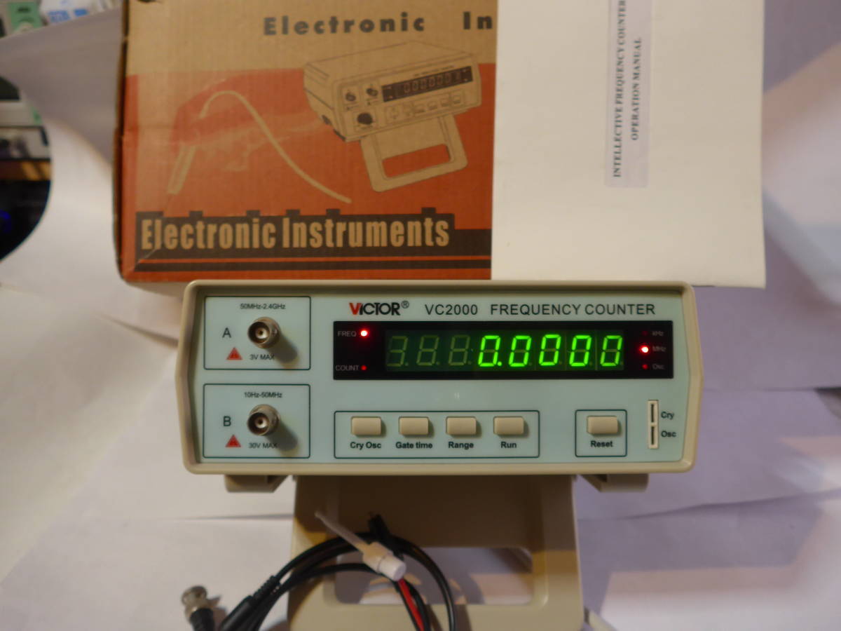 【目立った傷や汚れなし】victor VC2000 周波数カウンターの落札情報詳細 - ヤフオク落札価格検索 オークフリー