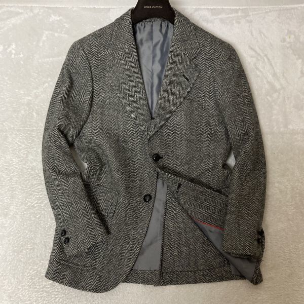 【目立った傷や汚れなし】極上の逸品 J.PRESS Jプレス ヘリンボーン織りツイードジャケット 段返り グレー T160 美品 秋冬定番 L019の落札情報詳細 - ヤフオク落札価格検索 ...