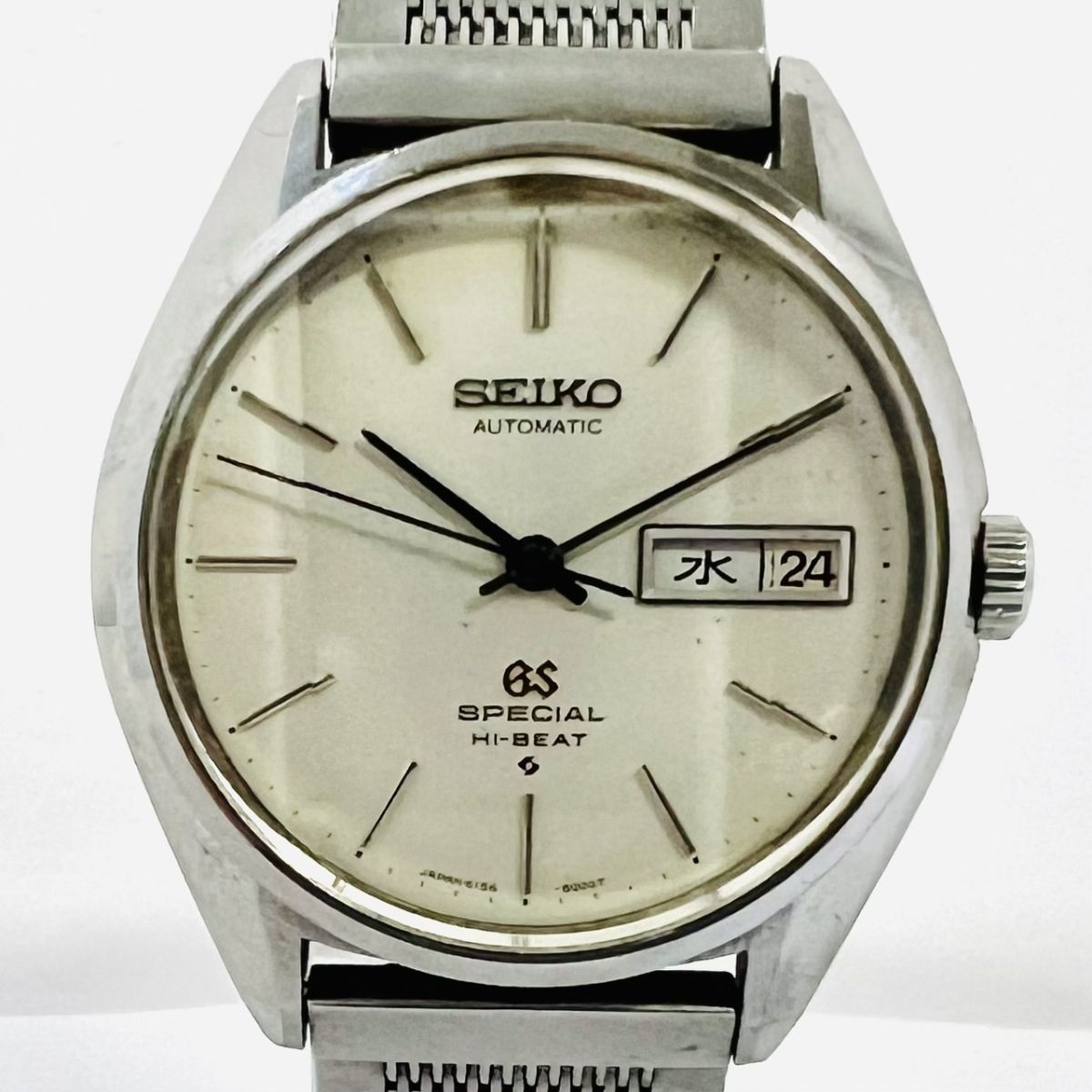 【傷や汚れあり】S832-K36-310 SEIKO セイコー GS SPECIAL HI-BEAT グランドセイコー 6156-8010 ...
