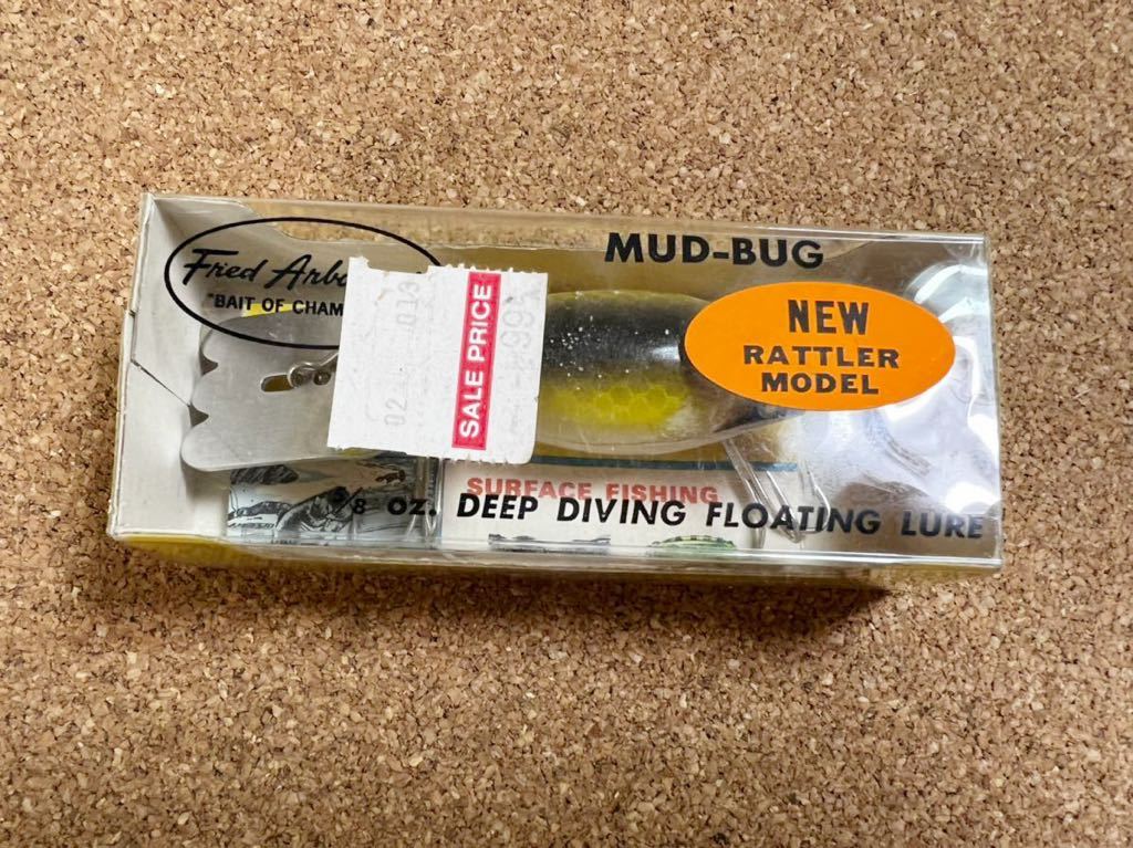 【未使用】☆OLDアーボガストMUD BUG☆未使用マッドバグ☆の落札情報詳細 - ヤフオク落札価格検索 オークフリー