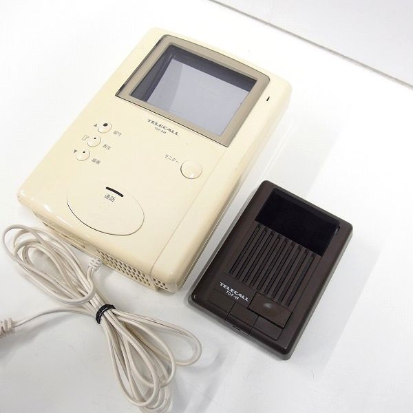 【傷や汚れあり】TELECALL TDF-BM/TDF-W 録画機能付きハンズフリーテレビドアホン 本体のみ 日本インターホン/60の落札情報 ...