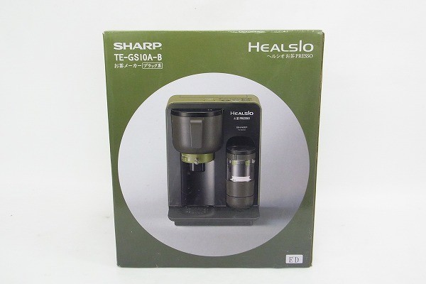 【傷や汚れあり】V044-Y2-4971 未使用 SHARP シャープ HEALSIO ヘルシオお茶PRESSO TE-GS10A-B 現状品②＠ の落札情報詳細| ヤフオク落札価格情報 オークフリー