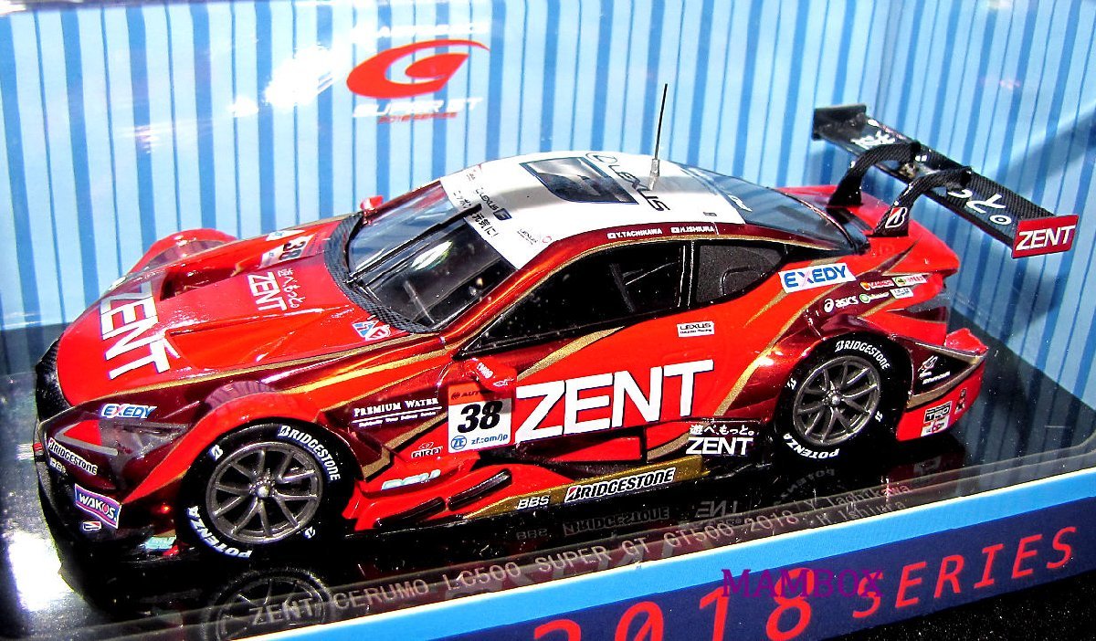【未使用】【Ma】EB☆1/43 45614 ゼント セルモ ZENT CERUMO LC500 No.38 SUPER GT 500 2018の落札情報詳細 - ヤフオク落札価格情報 オークフリー