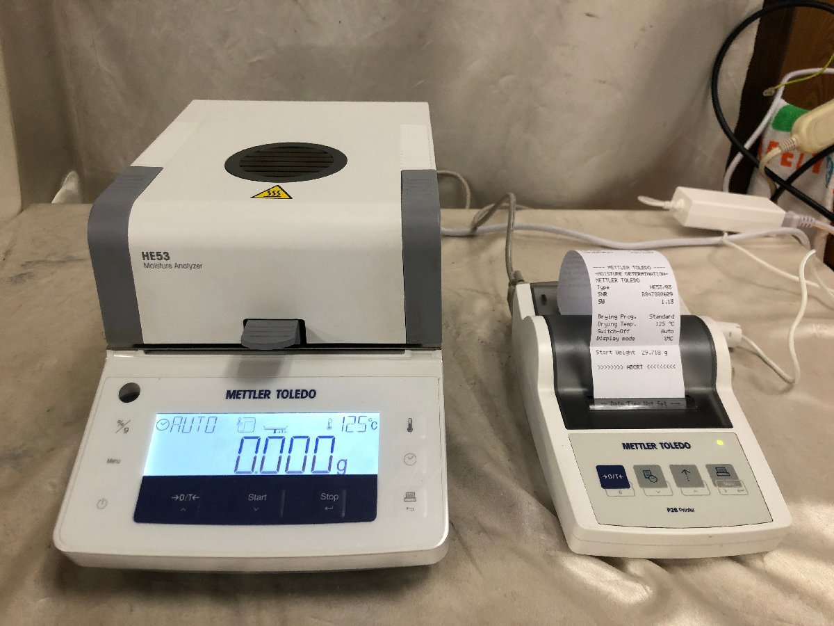 【やや傷や汚れあり】 mettler toledo メトラートレド HE53/03 水分分析装置 ハロゲン水分計 中古品 の落札情報詳細 ...