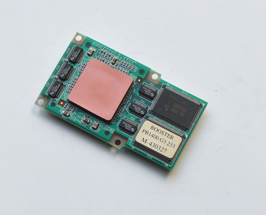 【目立った傷や汚れなし】稀少！PowerBook 1400用 INTERWARE Booster PB1400 G3 233MHz 完動品 の ...